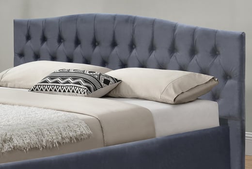 Plush Velvet Ottoman Storage Bed Frame Deal Wowcher
